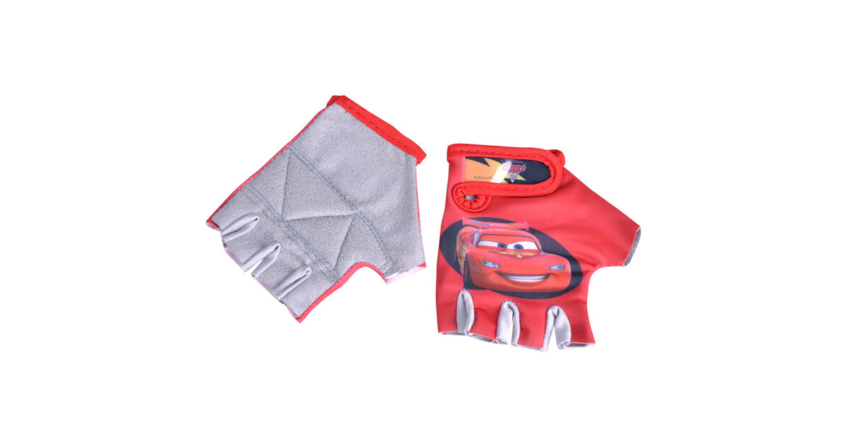 Detské cyklo rukavice Disney Cars - inSPORTline