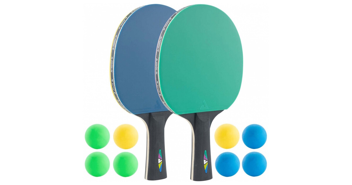 Pingpongová Súprava Joola Colorato 2 Rakety 8 Loptičiek Insportline