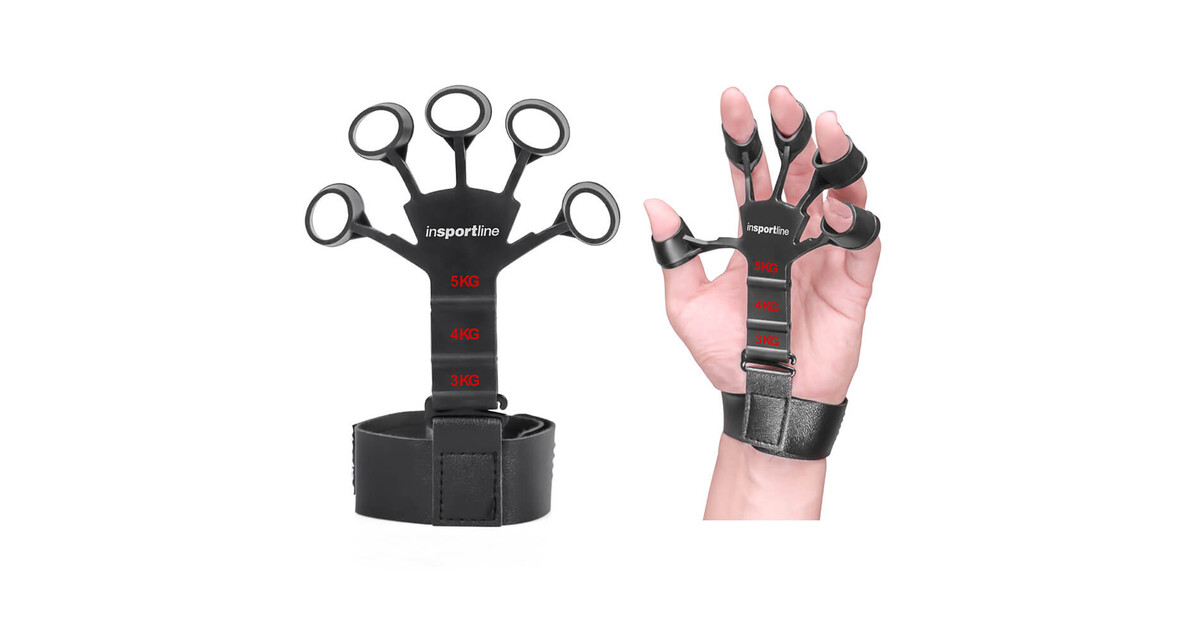 Posilňovač prstov inSPORTline GripFit - inSPORTline