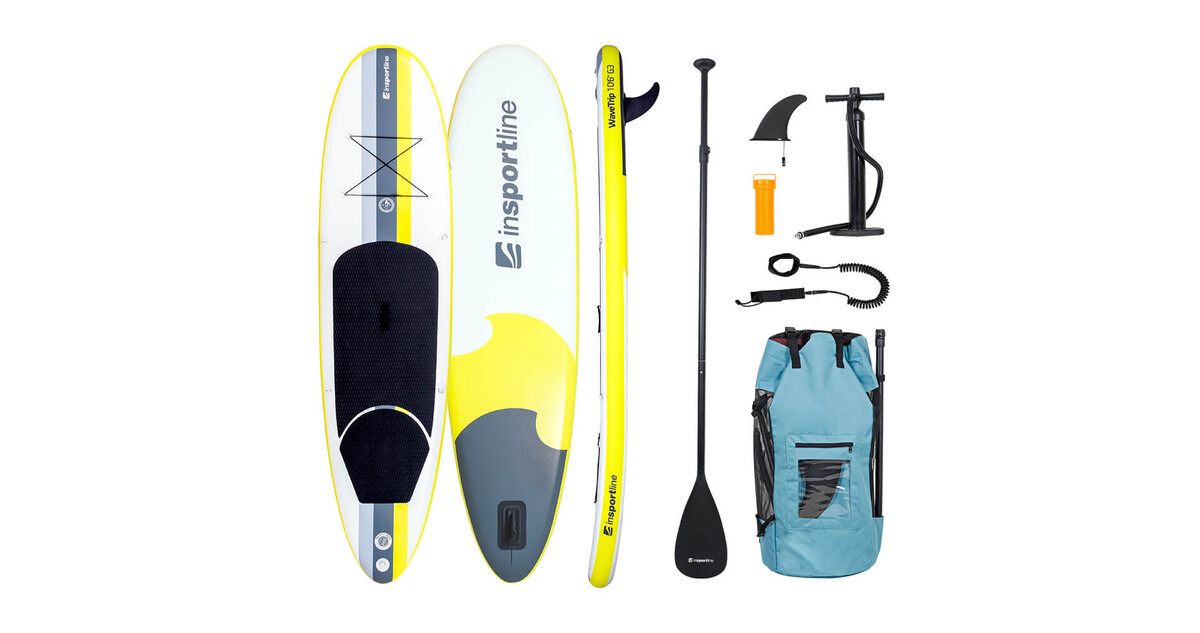 Paddleboard s príslušenstvom inSPORTline WaveTrip 10'6" G3 - inSPORTline